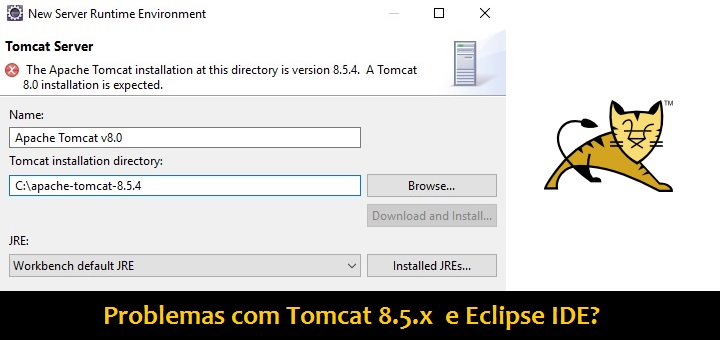 Problemas Com Tomcat 85x E Eclipse Ide Mballem Programando Com Java 9416